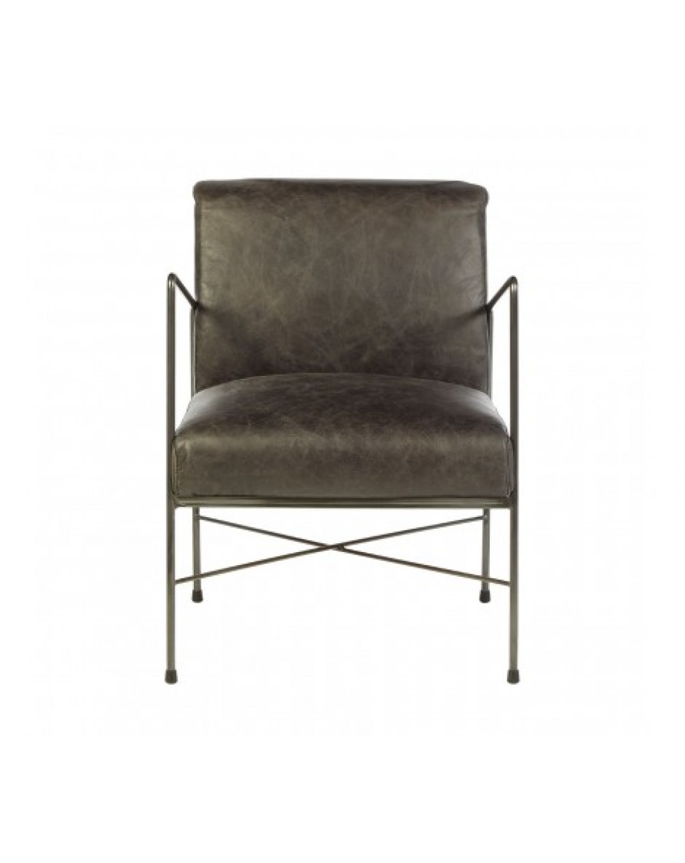 Premier Housewares -Chair Hoxton Light Brown Leather Dining Chair ...