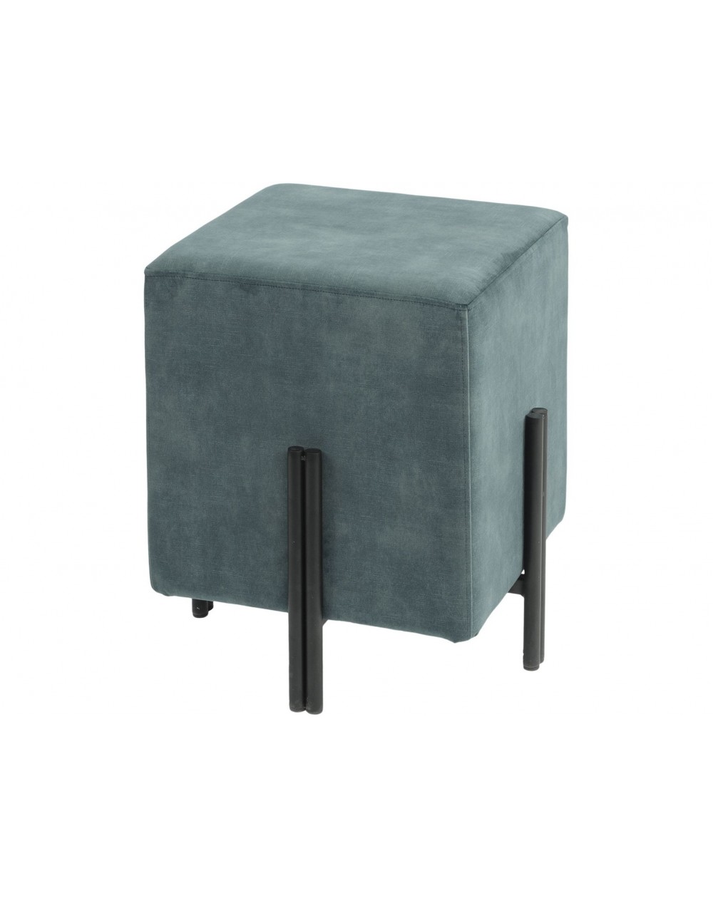 Chancery Marine Blue Square Stool - Asco Lights