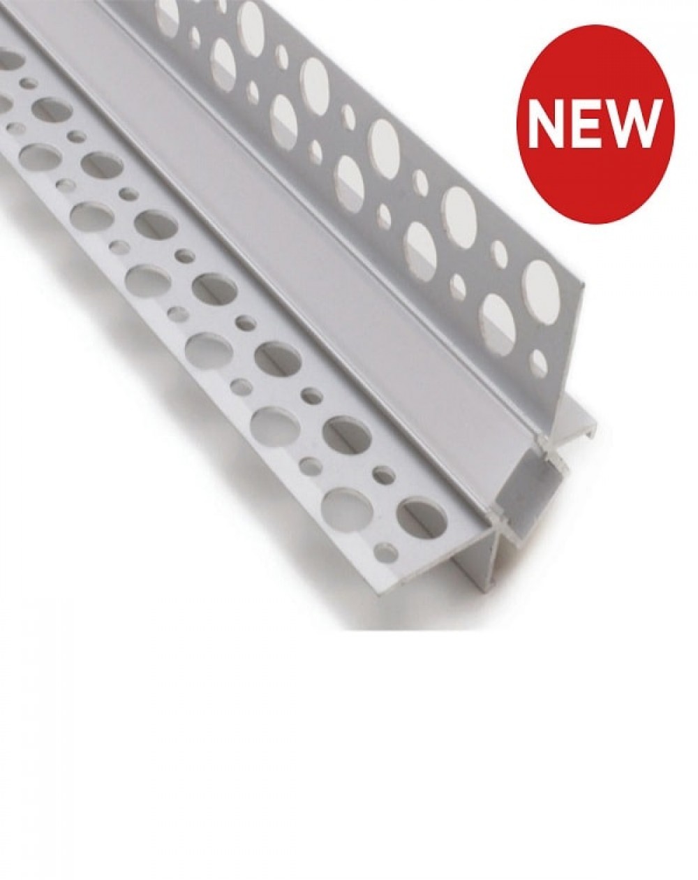 Inside Corner Plaster-In Aluminium LED Profile - Asco Lights