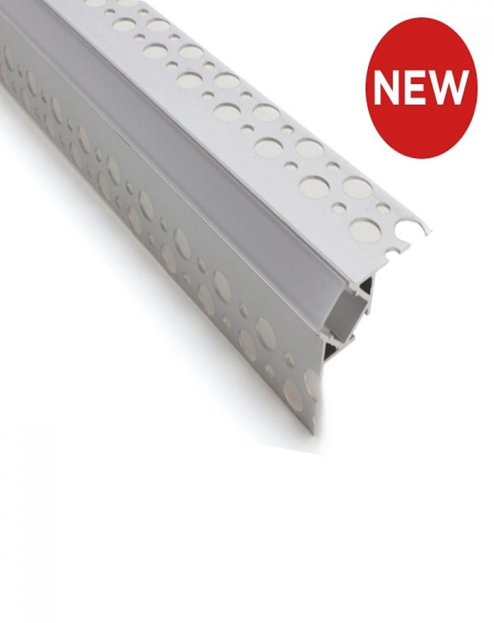 Outside Corner Plaster-In Aluminium LED Profile - Asco Lights